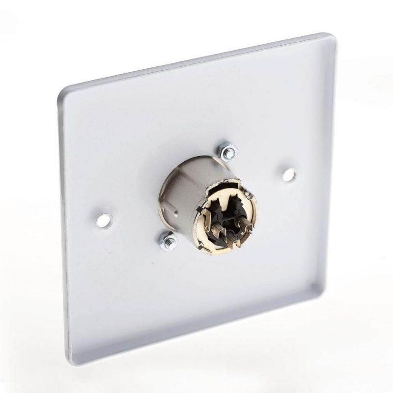 RP-9077 Mic Receptacle Faceplate Socket Cover- XLT SYSTEMS