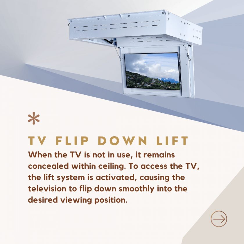 TV Flip Down Lift - XLT SYSTEMS