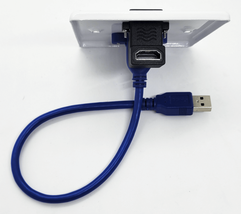 RP-9066 HDMI With USB Receptacle HDMI With USB Receptacle Faceplate ...