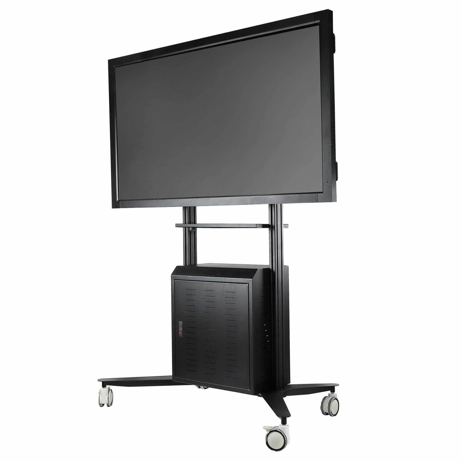 WP-819C TV Mobile Stand w Cabinet and Equipment Tray - XLT SYSTEMS