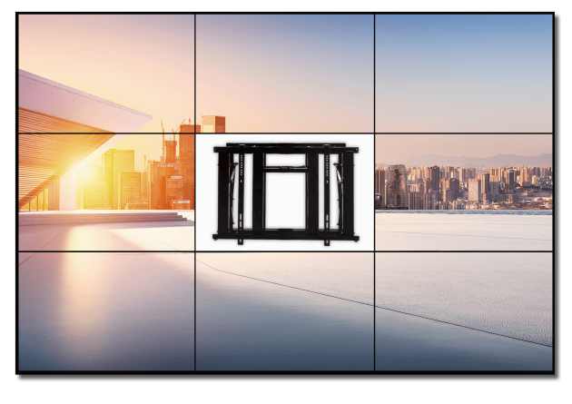 Heavy Duty Pop-Out Video Wall Mount Bracket for 75 to 98 inches LED TV ...